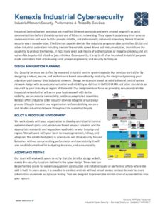 INDUSTRIAL Cyber Security Brochure 10JAN2017 | Kenexis