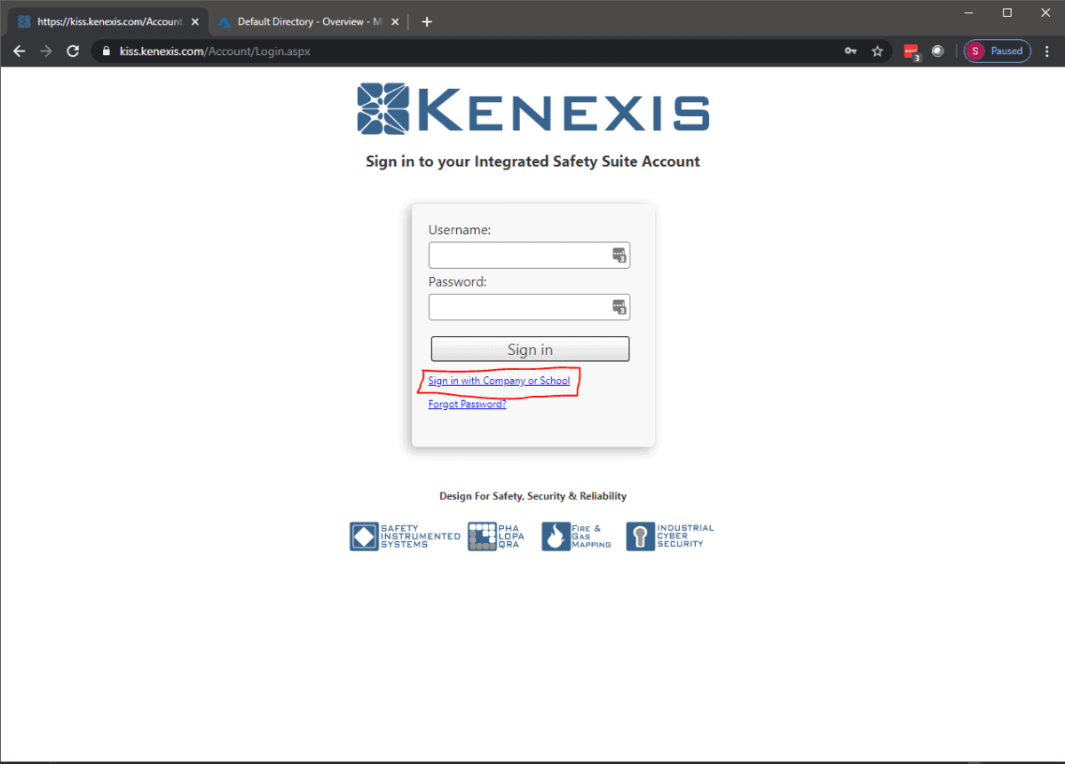 Enabling Single Sign-On | Kenexis