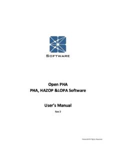Open PHA Users Manual Rev2 | Kenexis