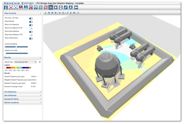 Effigy™ Fire & Gas Mapping Software | Kenexis
