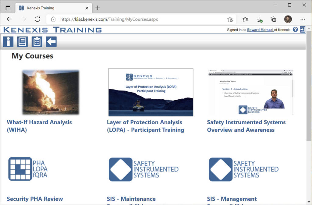 training page | Kenexis