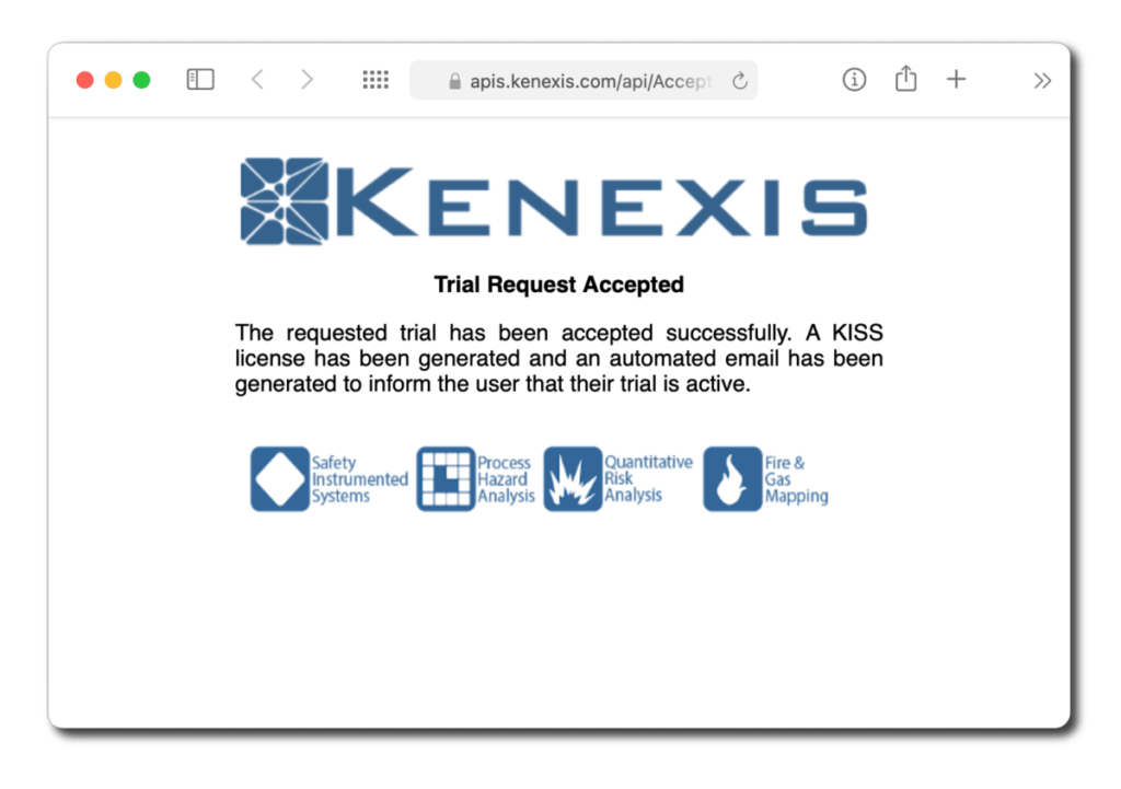 KISS Trial Accepted | Kenexis