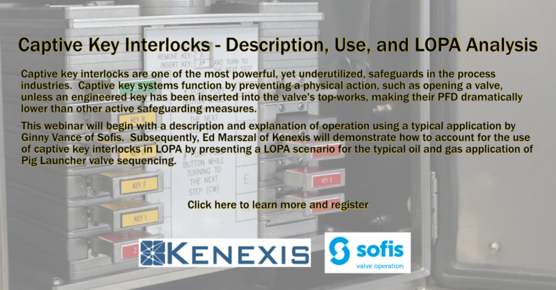 Captive Key Interlocks – Description, Use, and LOPA Analysis | Kenexis